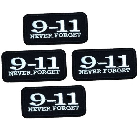 Accessories | New 911 Never Forget Patches Easy Iron On Badges | Poshmark